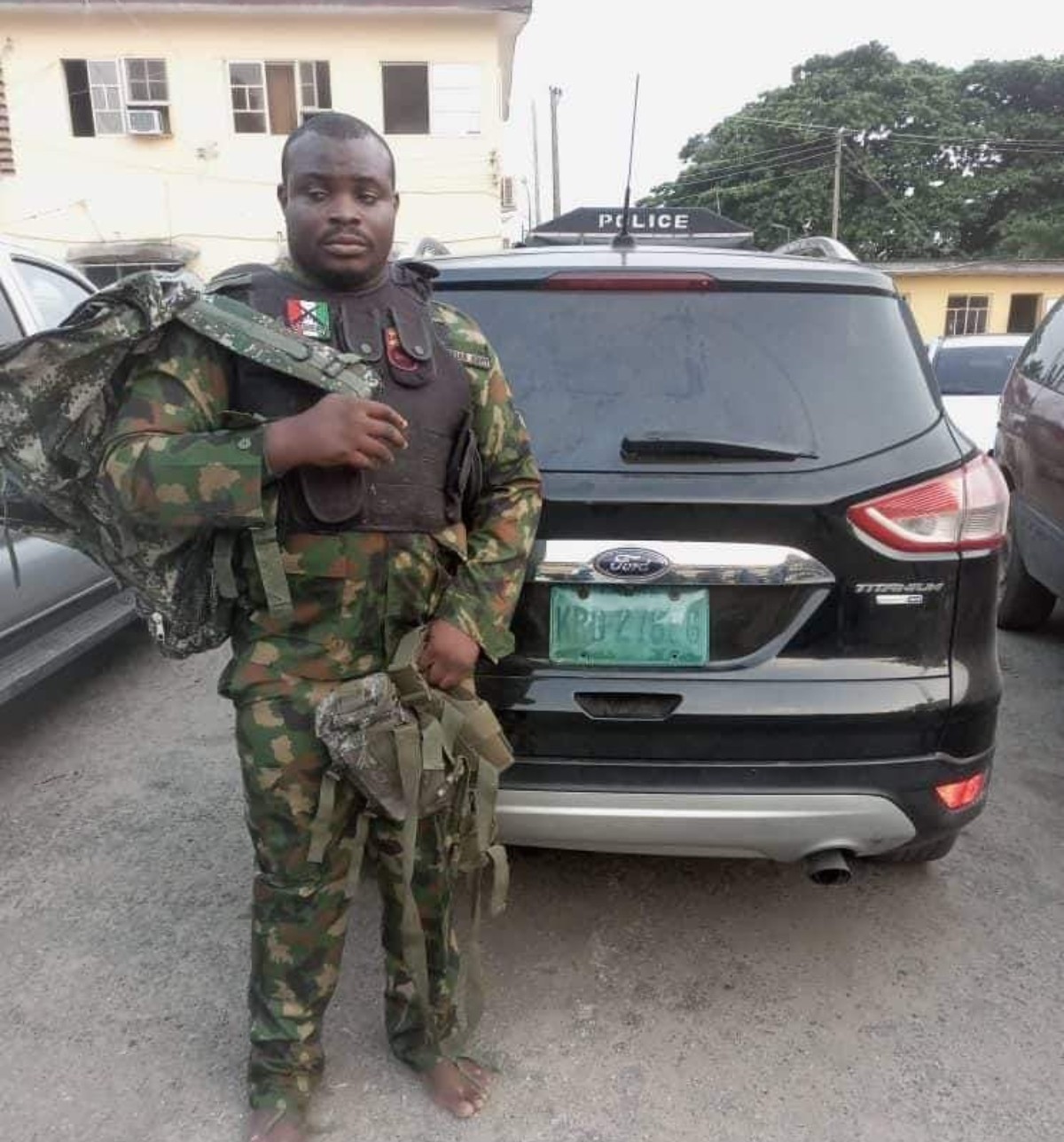 Police Parade Fake Army Captain In Lagos – Globalhotlinenews